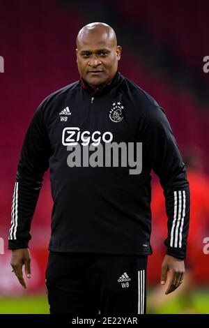 AMSTERDAM, NETHERLANDS - JANUARY 10: assistant trainer Michael Reiziger ...