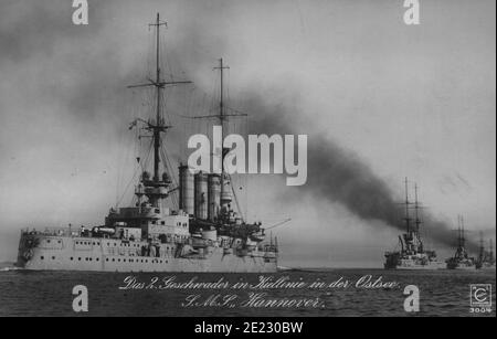 The ship of the line SMS 'Deutschland Stock Photo - Alamy