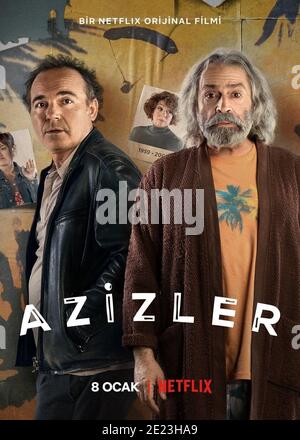 STUCK APART, (aka AZIZLER), from left: Irem Sak, Engin Gunaydin, 2021 ...