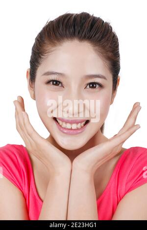 High angle shot of beautiful pink flowers bouquet Stock Photo - Alamy