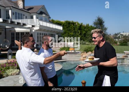 GORDON RAMSAY'S AMERICAN ROAD TRIP, from left: Helen Ramsay, Gordon ...