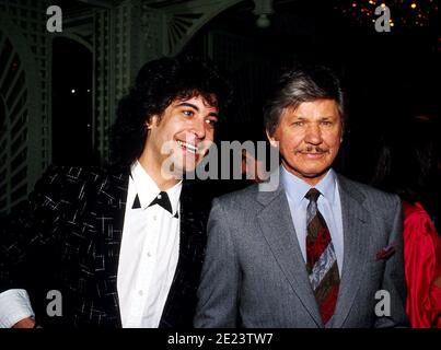 Jason Bronson And Charles Bronson 1987 Credit: Ralph Dominguez ...