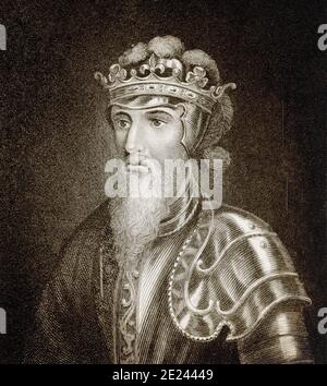 Edward III, 1312 – 1377. King of England Stock Photo - Alamy