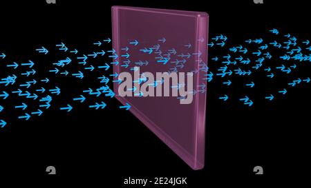 Ultraviolet light rays penetrate surface . Arrows enter transparent ...