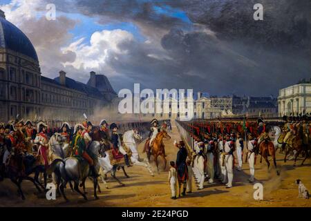 Invalid Handing a Petition to Napoleon at the Parade in the Court of ...