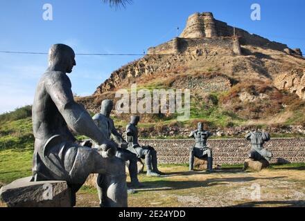 Monument to defenders of Gorisiche fortress in Gori. Shida Kartli ...