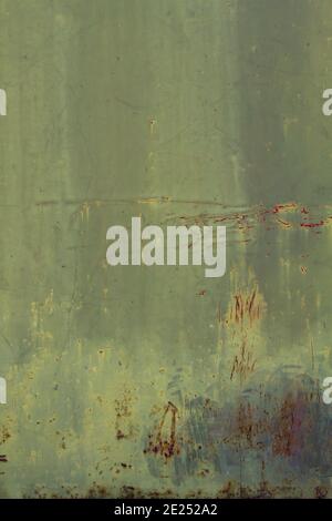 Old green rusted metallic background, grunge texture Stock Photo - Alamy