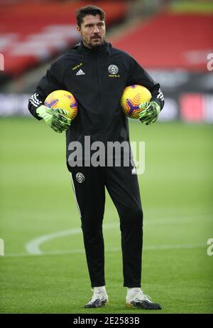 Sheffield United Academy goalkeeper coach Matt Duke during the Premier ...