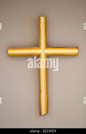 Chapel. Christian cross. sculpture. Annecy. France Stock Photo - Alamy