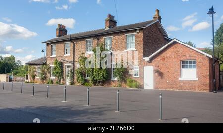 Station Building, Wensleydale Railway, Bedale, North Yorkshire, England ...