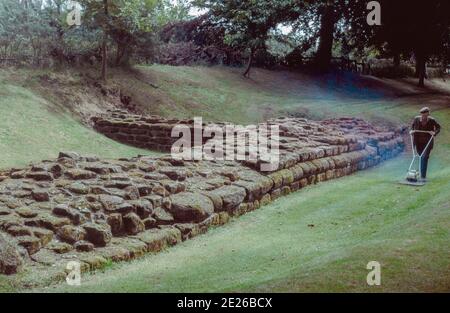 Aldborough - ruins of Roman town Isurium Brigantum in North Yorkshire ...