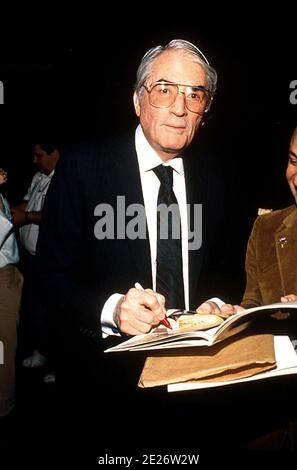 Gregory Peck Credit: Ralph Dominguez/MediaPunch Stock Photo - Alamy