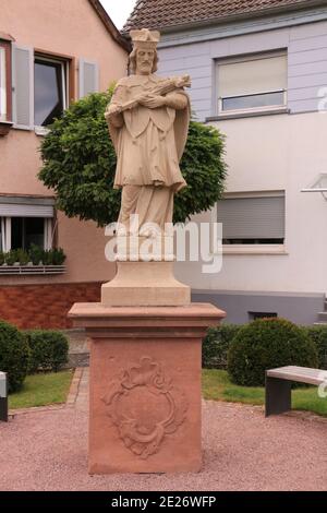 Impressionen aus Gernsheim am Rhein Stock Photo - Alamy