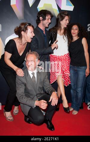 Maiwenn Le Besco and Bertrand Delanoe attending the opening of the ...