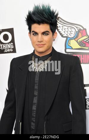 Adam Lambert arriving for 2011 'Do Something Awards' held at Hollywood ...