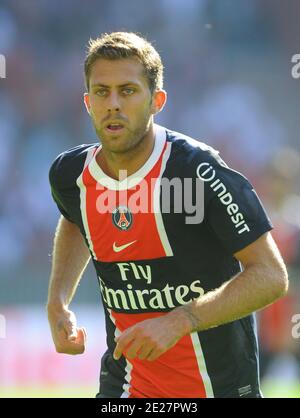 PSG's Jeremy Menez in action during French First League soccer match ...