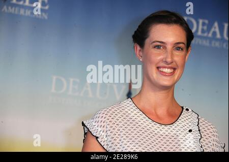 US actress Sarah Hagan poses at a photocall for 'Jess + Moss' during ...
