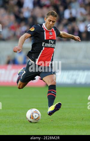 PSG's Jeremy Menez during the UEFA Europa League soccer match, Paris-St ...