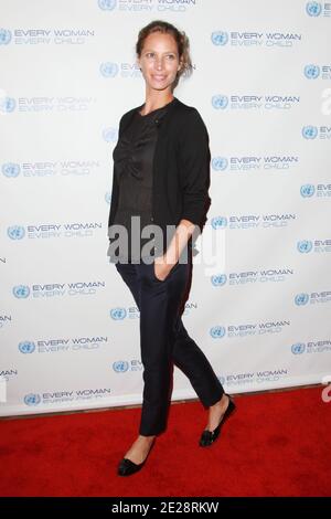 Christy Turlington Every Woman Every Child MDG Reception at the Grand ...
