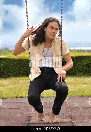 Justin Nozuka poses during Caribana Festival, Nyon, Switzerland, in ...