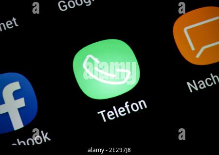 Smartphone, Display, App, Telefon Stock Photo - Alamy