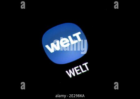 Smartphone, Display, App, Welt Stock Photo - Alamy