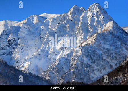 Snowy landscapes in the Furano-Mount Ashibetsu region of Hokkaido Stock ...
