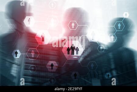 Recruitment Wallpaper for conference and presentation Stock Photo - Alamy