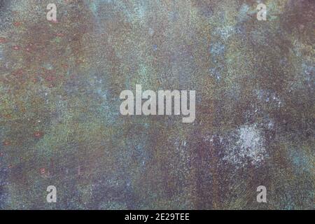 Rust patina background. High resolution image of rough rusted green painted metal steel Stock ...