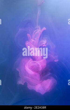 Pink flowing water texture as an abstract background - colourful ...
