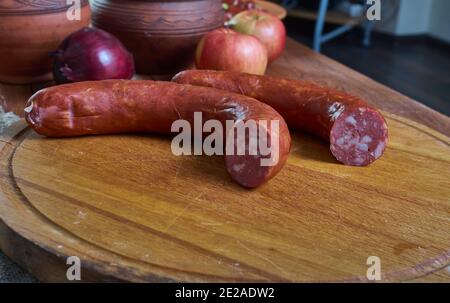 Schublig sausage - various heavily smoked sausages made throughout the ...