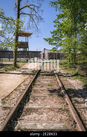 A German concentration camp at Vught near Hertogenbosch, Holland, where ...