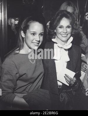 Mary Ann Mobley with daughter Clancy and Laraine Stephens at the Young ...