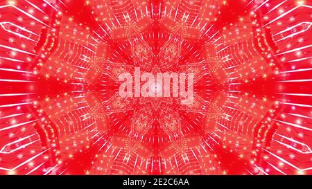 Color changing star particles 3d illustration visual background ...