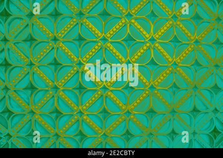 Orange net pattern with golden pearls Stock Photo - Alamy