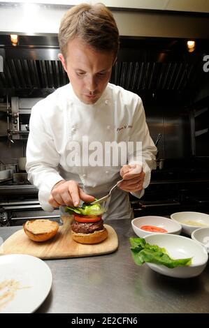 Portrait of the chef Florian Hugo the great grandson of Victor Hugo in ...