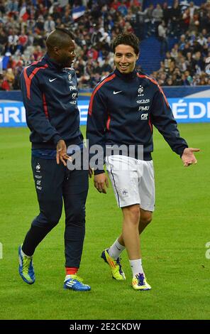 France's Samir Nasri during Euro 2012 qualifying round soccer match in ...