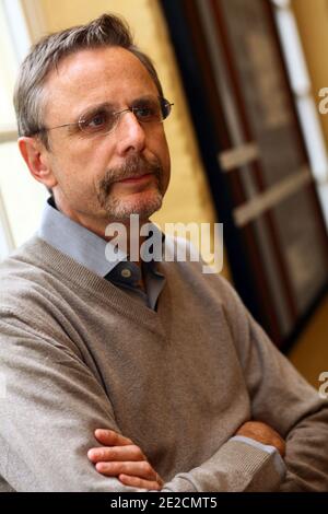French movie producer Christophe Rossignon poses before press ...