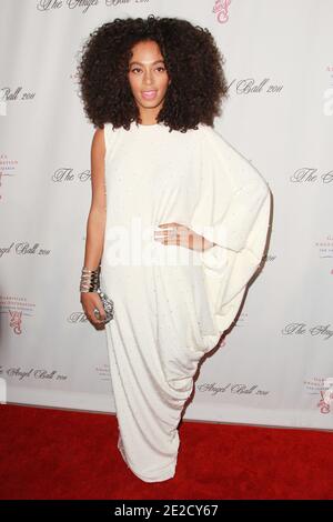Solange Knowles attends Gabrielle's Angel Foundation "Angel Ball 2012 ...