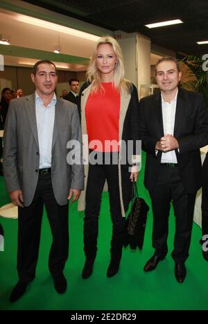 Adriana Karembeu arriving to support the Croix Rouge Francaise with the ...