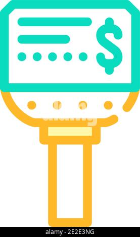 price checker device icon color illustration Stock Vector Image & Art ...