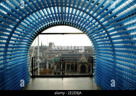 Partial view of Irish artist Bryan McCormack's installation titled ...
