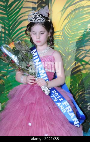 Mini Miss France 2012 election for young girls from 7 to 13 years hold ...