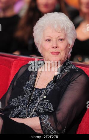 Colette Renard lors de l'enregistrement de l'emission Vivement Dimanche ...