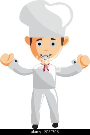 Chef character creation Illustration Template Pose Stock Vector Image ...