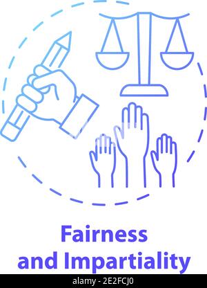 Fairness and impartiality concept icon Stock Vector Image & Art - Alamy