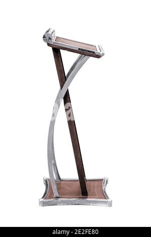 Stainless steel Podium Tribune Rostrum Stand with leather cushion ...