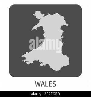 wales map icon illustration design Stock Vector Image & Art - Alamy