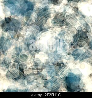 Seamless geo splattered hexagon shape pattern print Stock Photo - Alamy