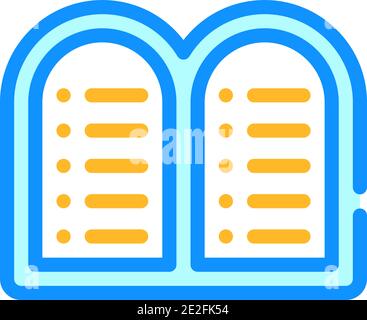 Stone Tablets linear icon Stock Vector Image & Art - Alamy